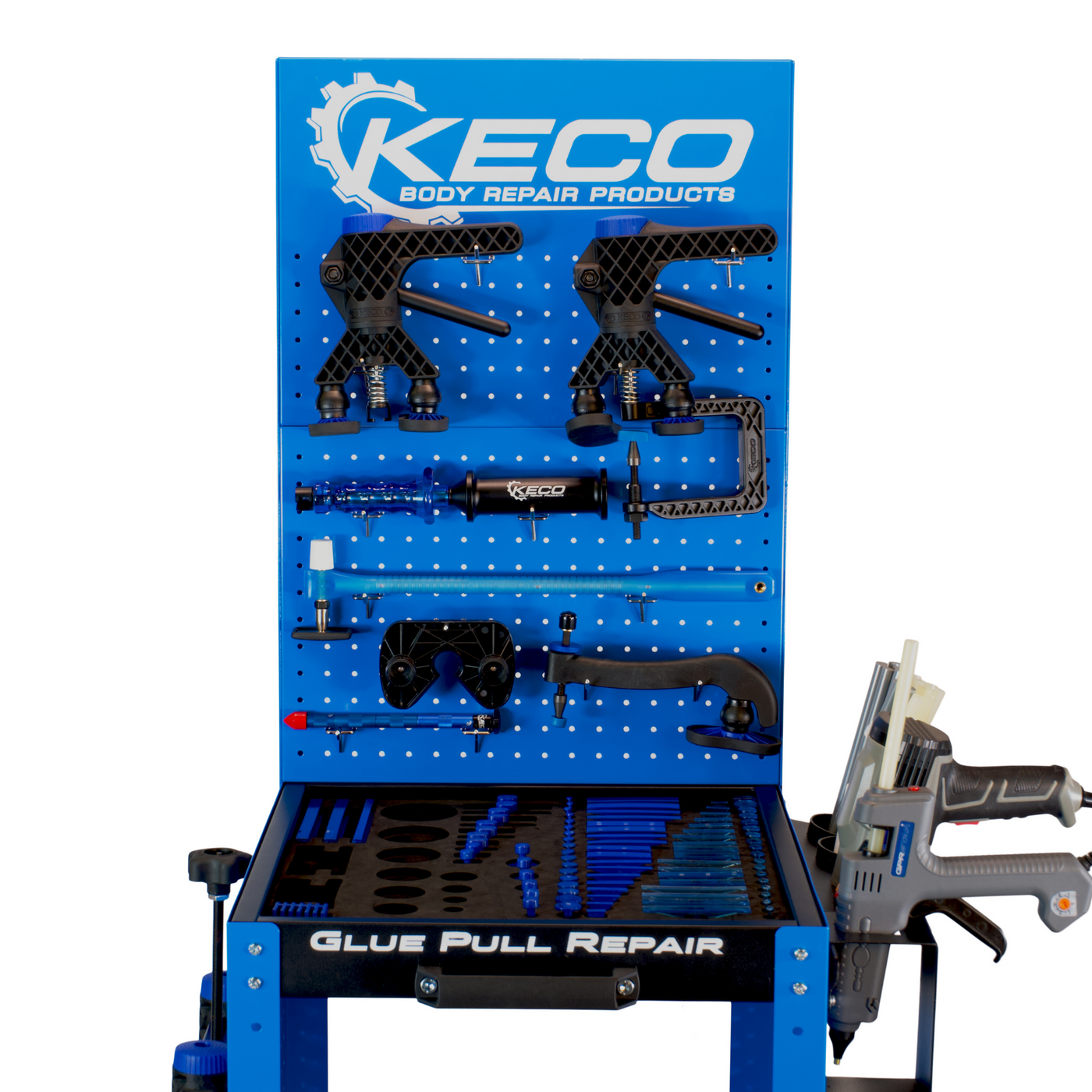 KECO GPR Finish System with Compact Shop Cart — Keco Tabs