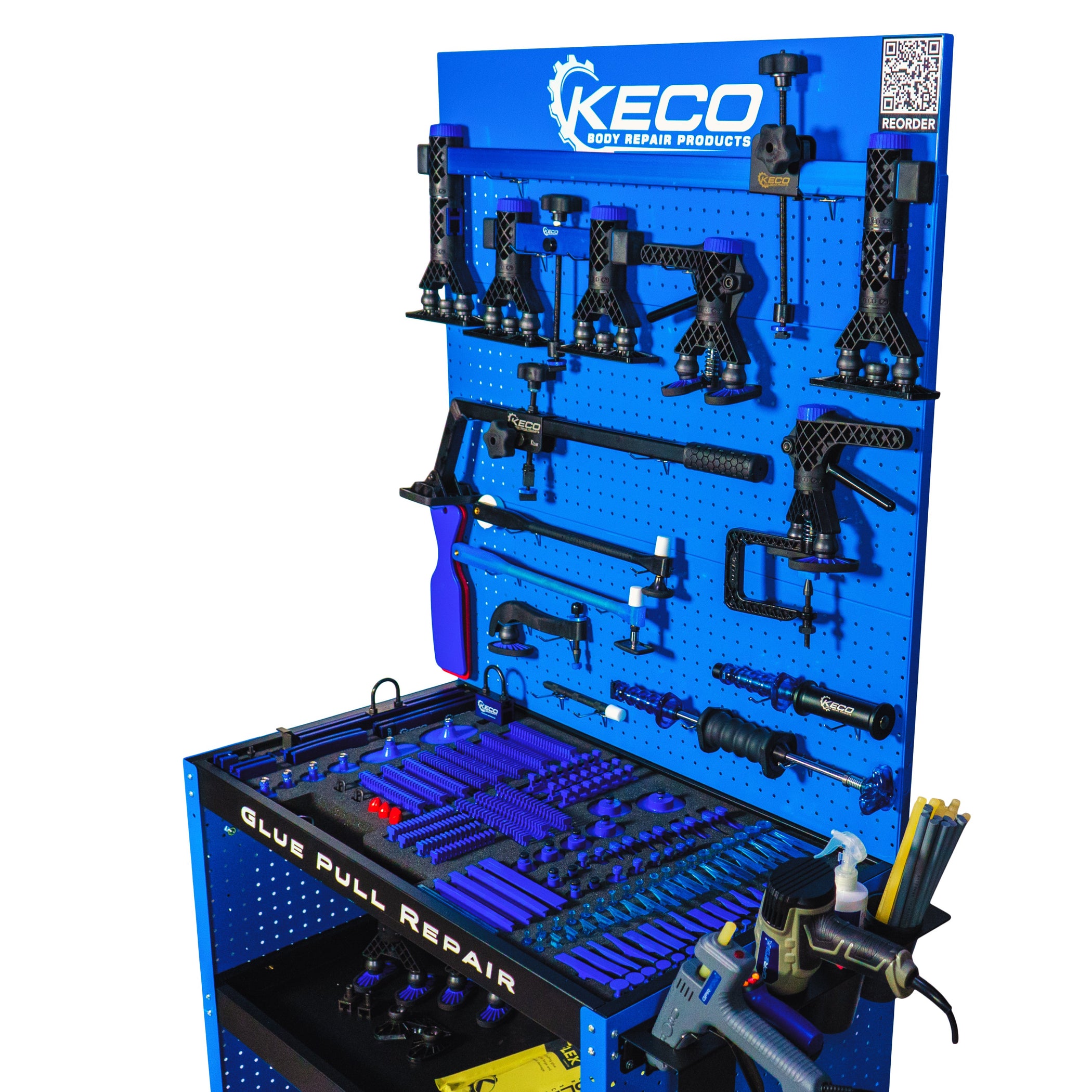 KECO L2E Glue Pull Repair Collision System with Locking Top — Keco Tabs